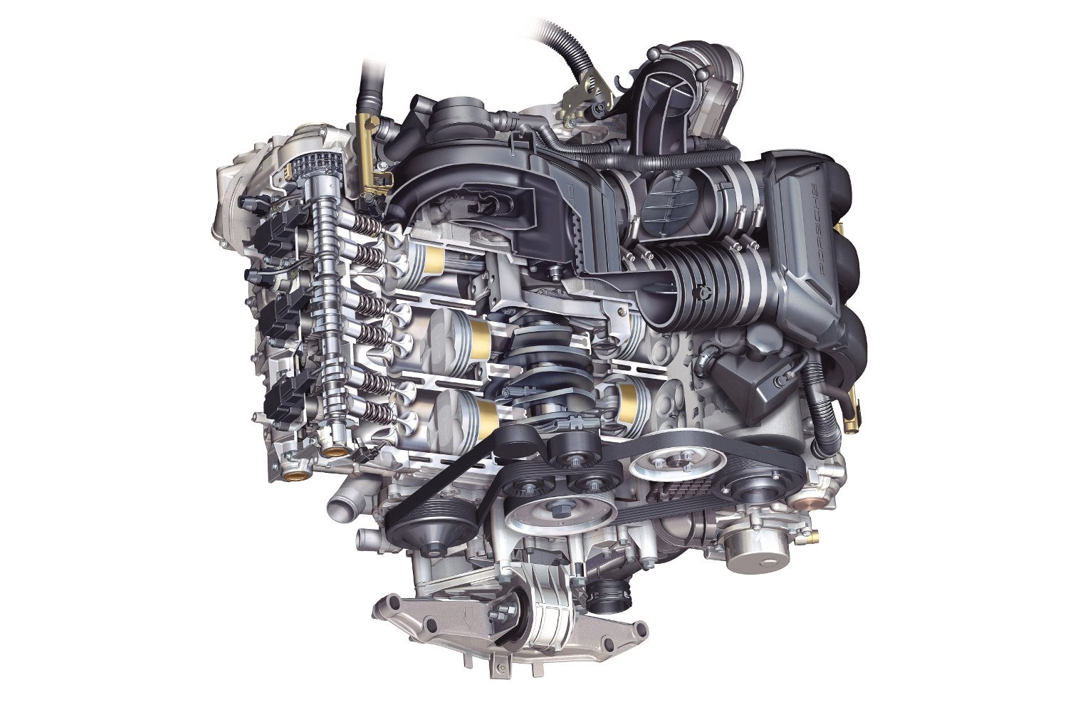 3.4-Litre - The 987 Cayman S Engine (2005) | Porsche Engines